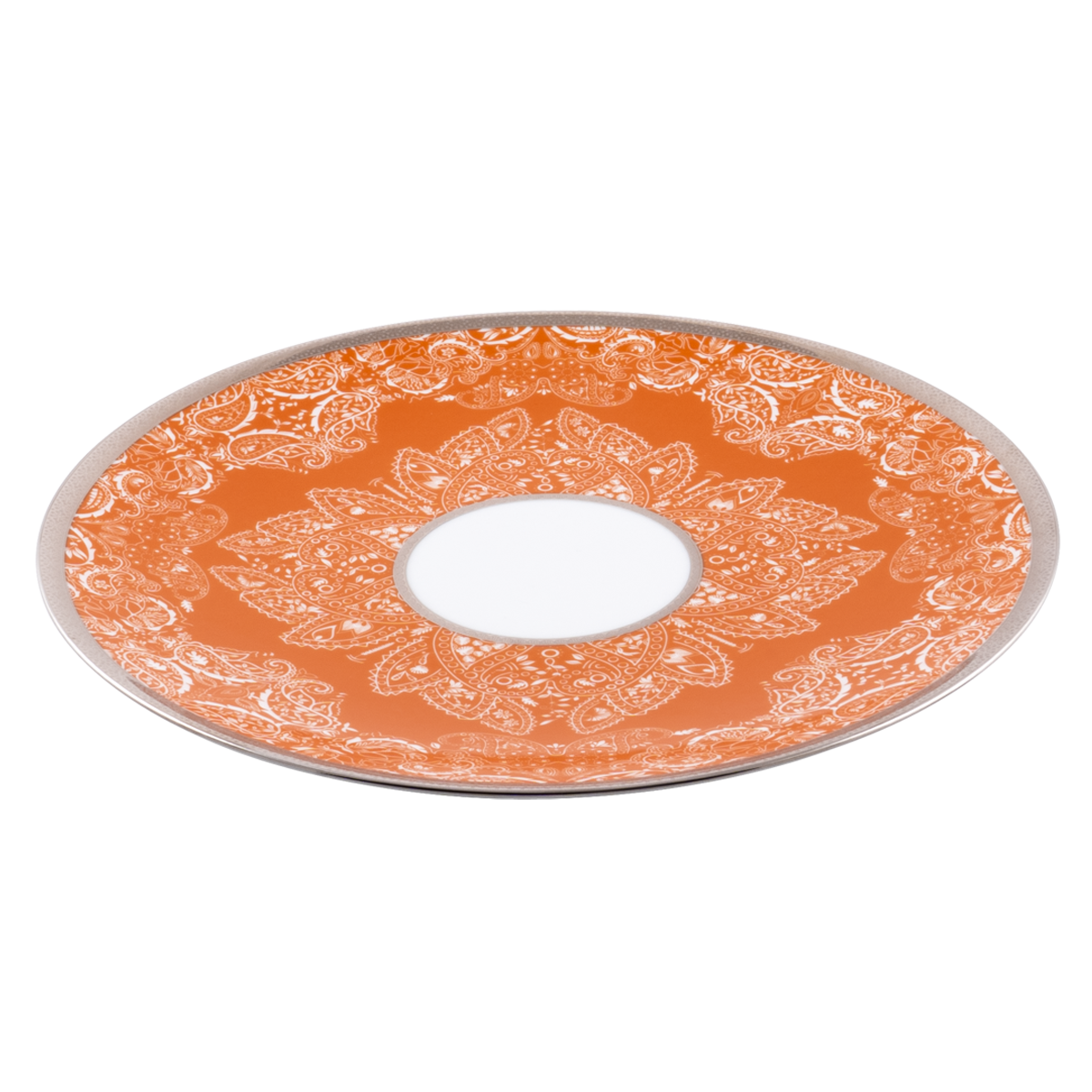 Assiette de présentation Romane orange - Haviland
